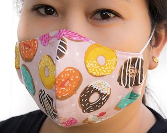 Donut Face Mask | Etsy