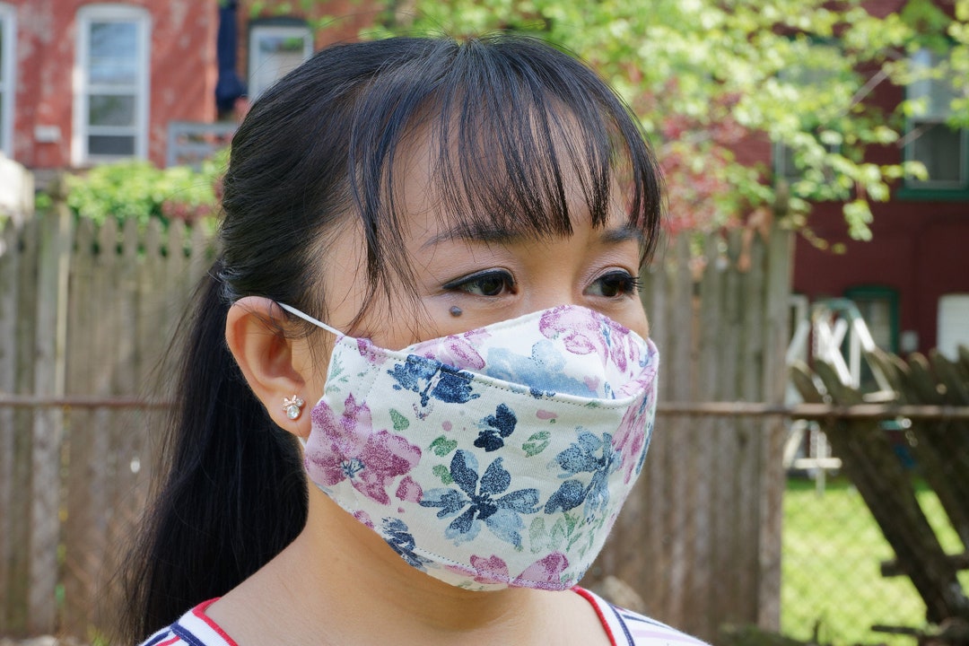 Adult Face Mask 4 Layer Mask Washable Face Mask Cotton - Etsy