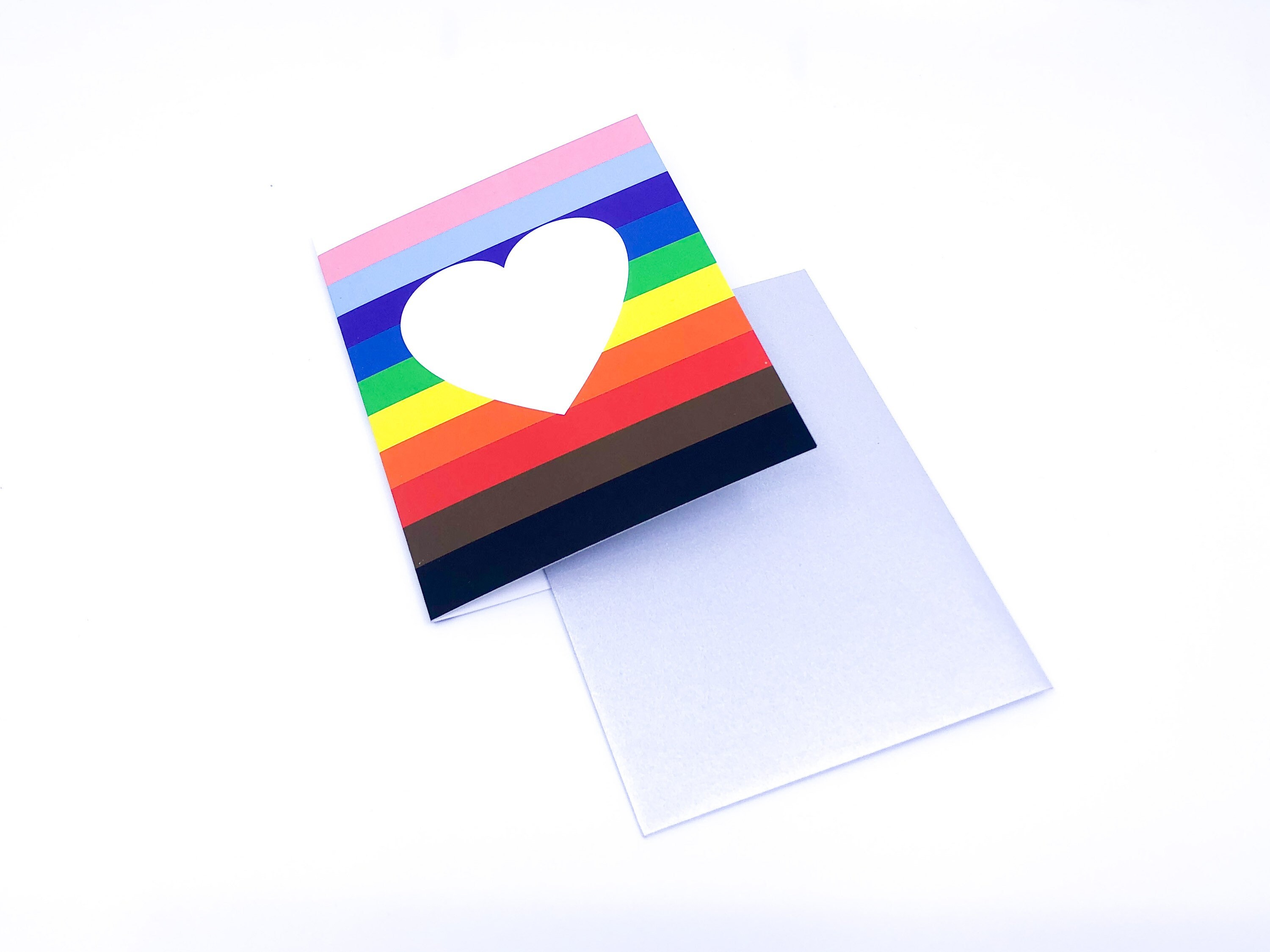 Pride Love For All Greeting Note Card / Inclusive BIPOC LGBTQ | Etsy