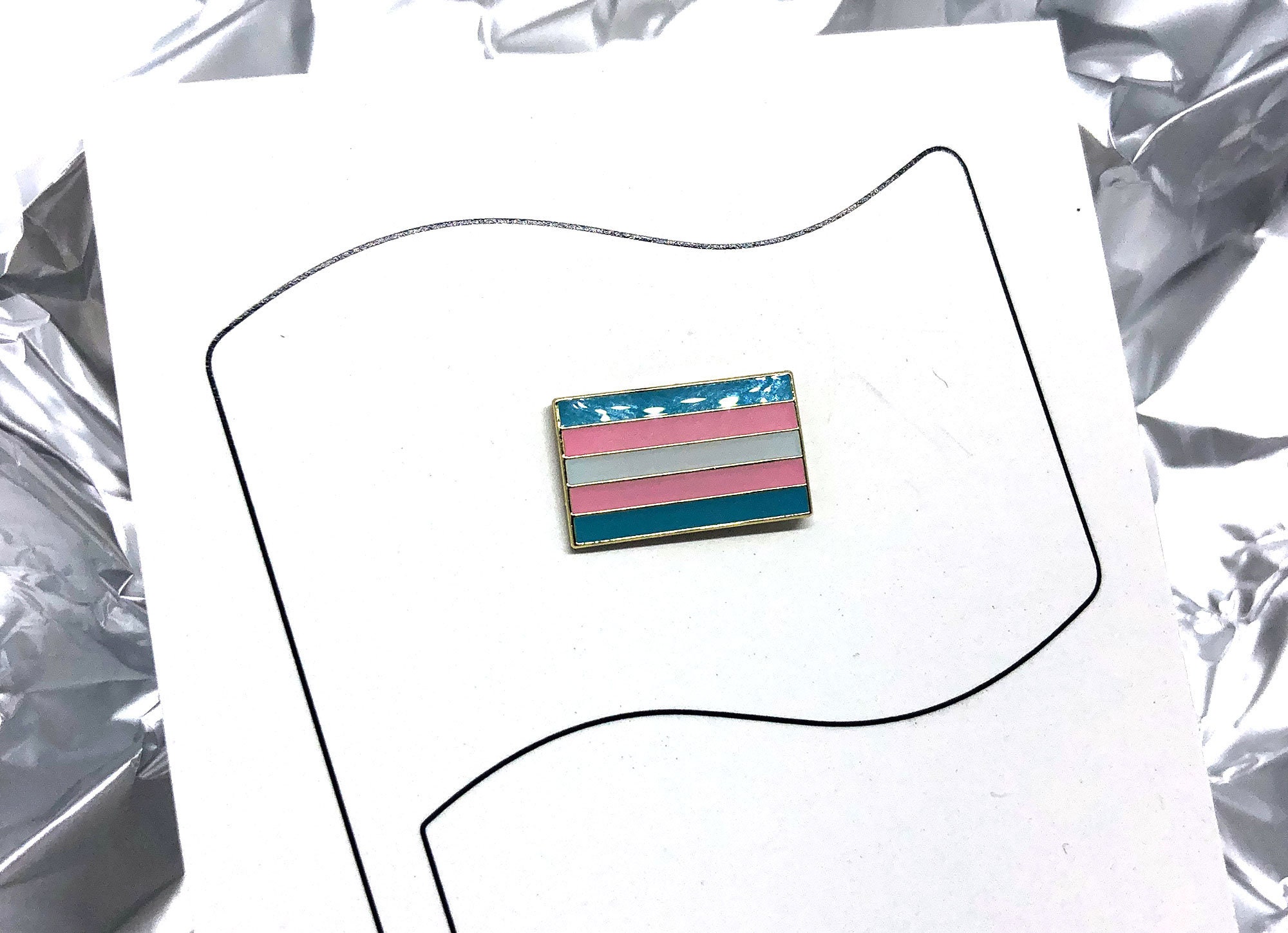 Trans Pride Flag Pin Fly Your Flag Metal Lapel Pin - Etsy UK