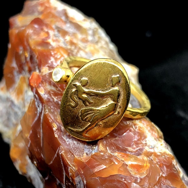 Roman Art Ring - Etsy