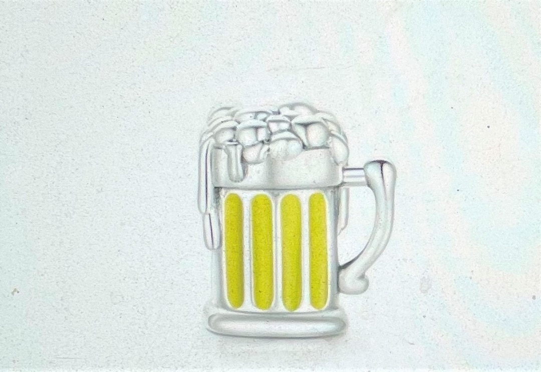 Beer Mug Charm Fits Pandora Bracelets , Glass of Beer Charm, Beer Mug ...