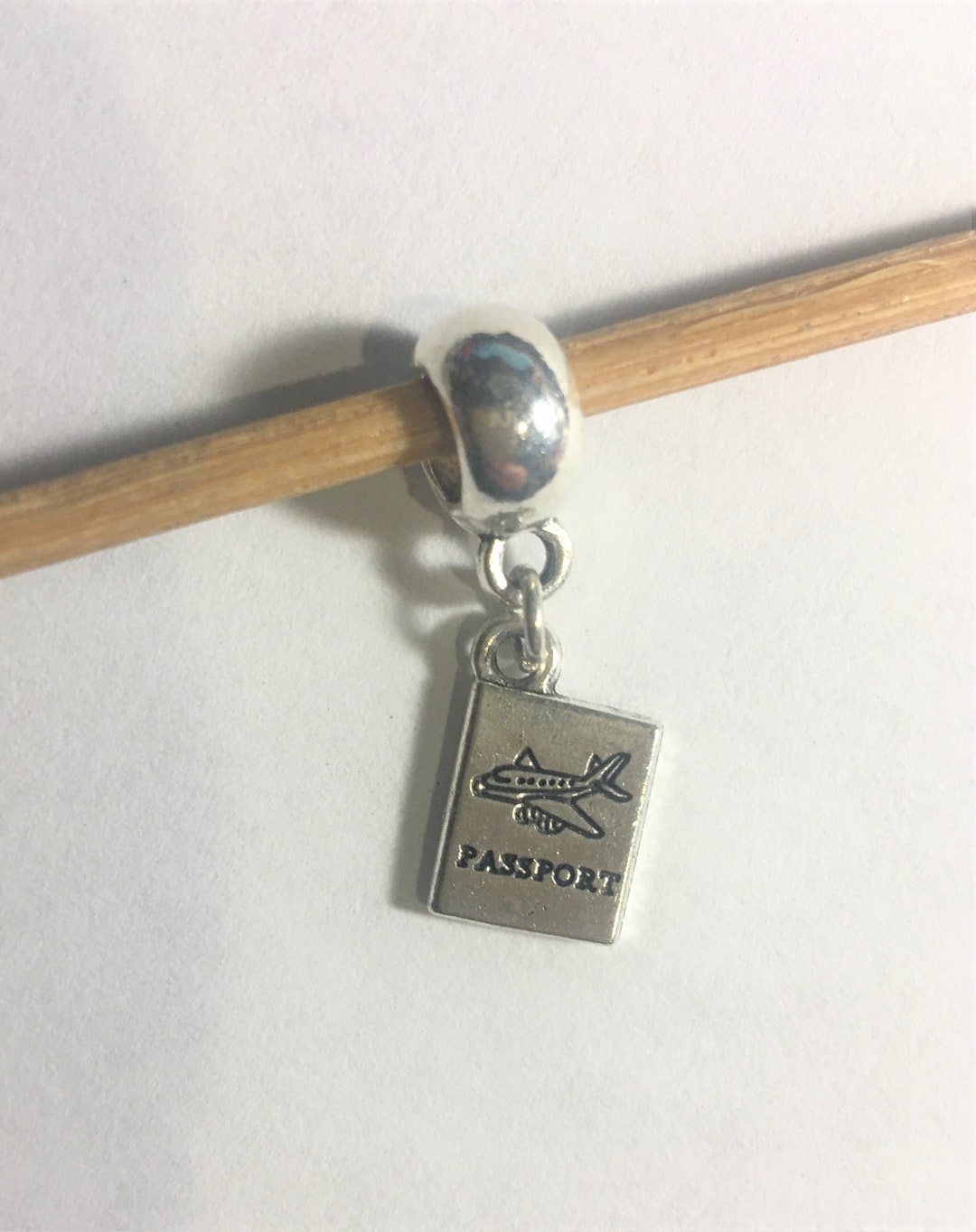 Passport Charm Fits Pandora Bracelets , Passport Travel Dangle Charm ...