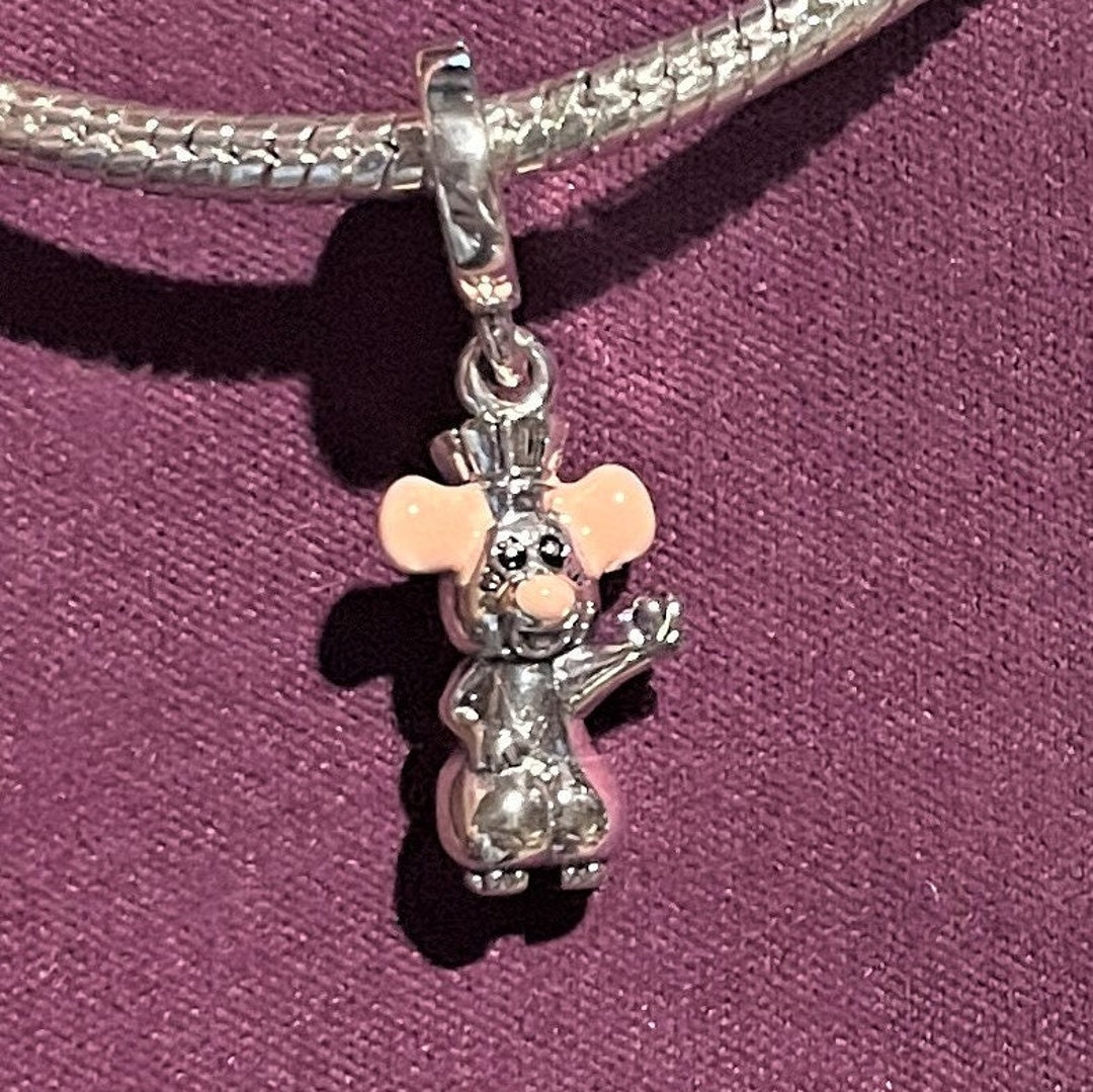 Remy Dangle Charm Fits Pandora Bracelet , Cartoon Charm , Movie Charm ...
