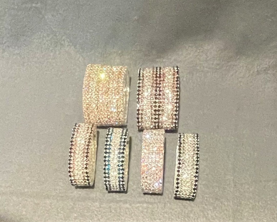 Rhinestone Rows Stretch Statement Bracelet , 12 Row Stretch Bracelet ...