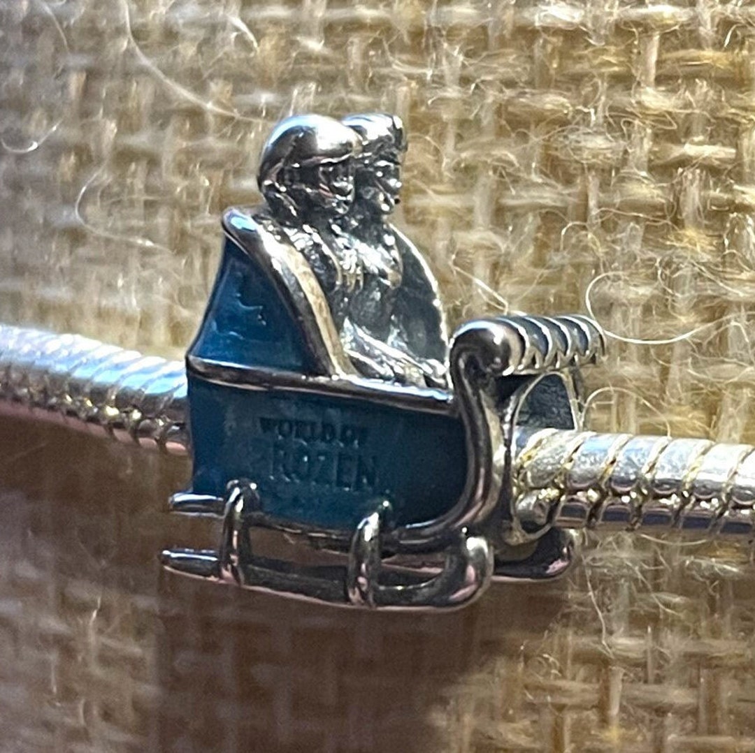 Frozen Elsa & Anna Charm , Charm for Bracelets , Sleigh Charm World of ...