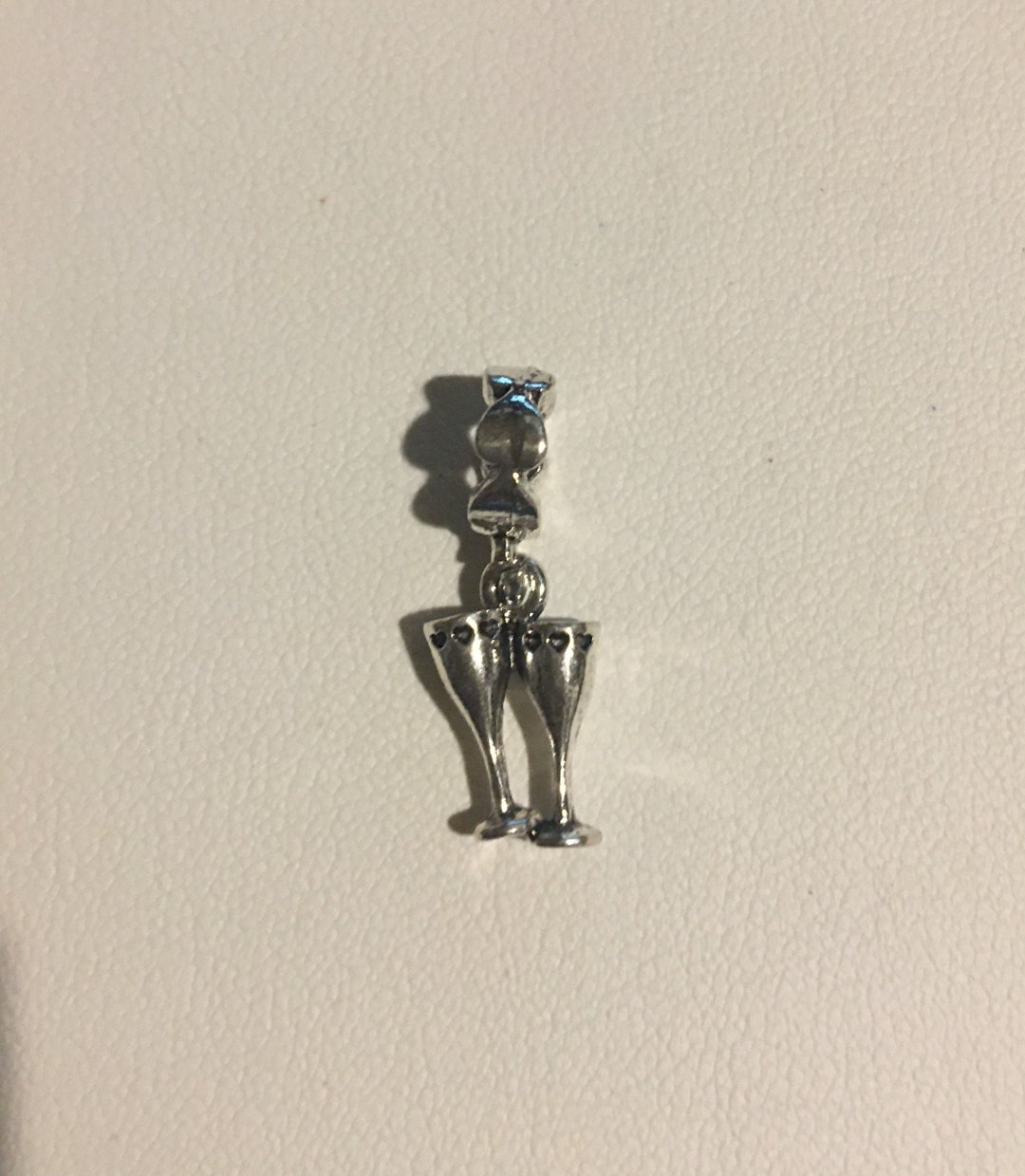 Champagne Toast Glasses Charm Dangle Fits Pandora Bracelets , Wedding ...