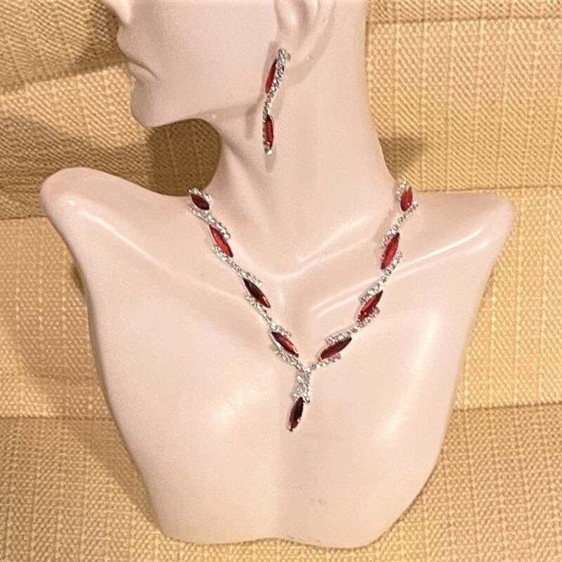 Red Wedding Jewelry - Etsy