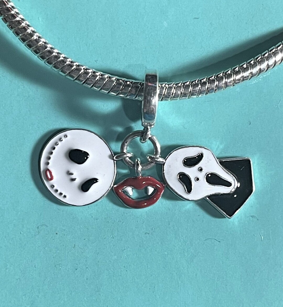 Scary Movie Scream Mask Charm Fits Pandora Bracelets , Scream Movie ...