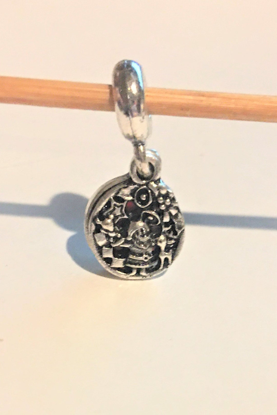 Santa Claus Charm Fits Pandora Bracelets , Santa Love Peace Joy Dangle ...