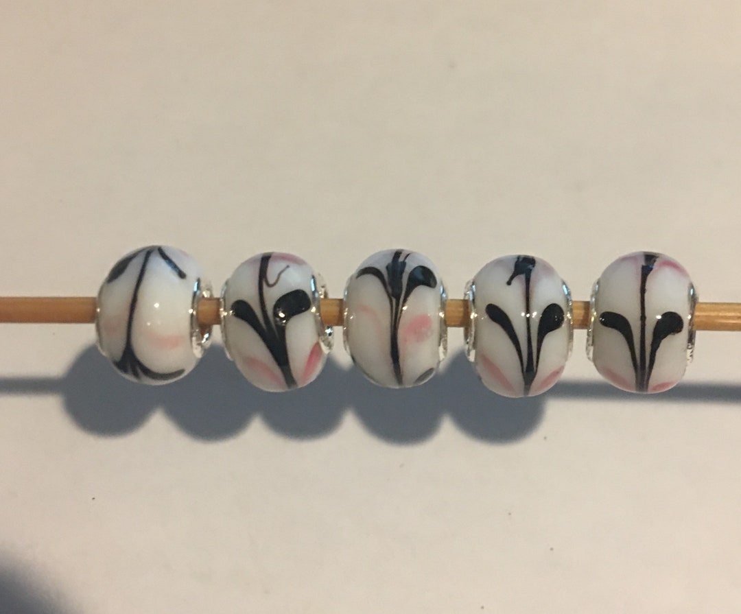 Pandora Style Murano Glass Spacer Bead Beads Spacer - Etsy