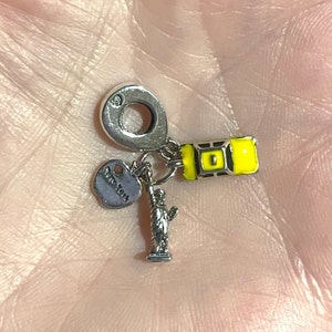 Symbols of New York City Dangle Charm Fits Pandora Bracelet , NYC Charm ...