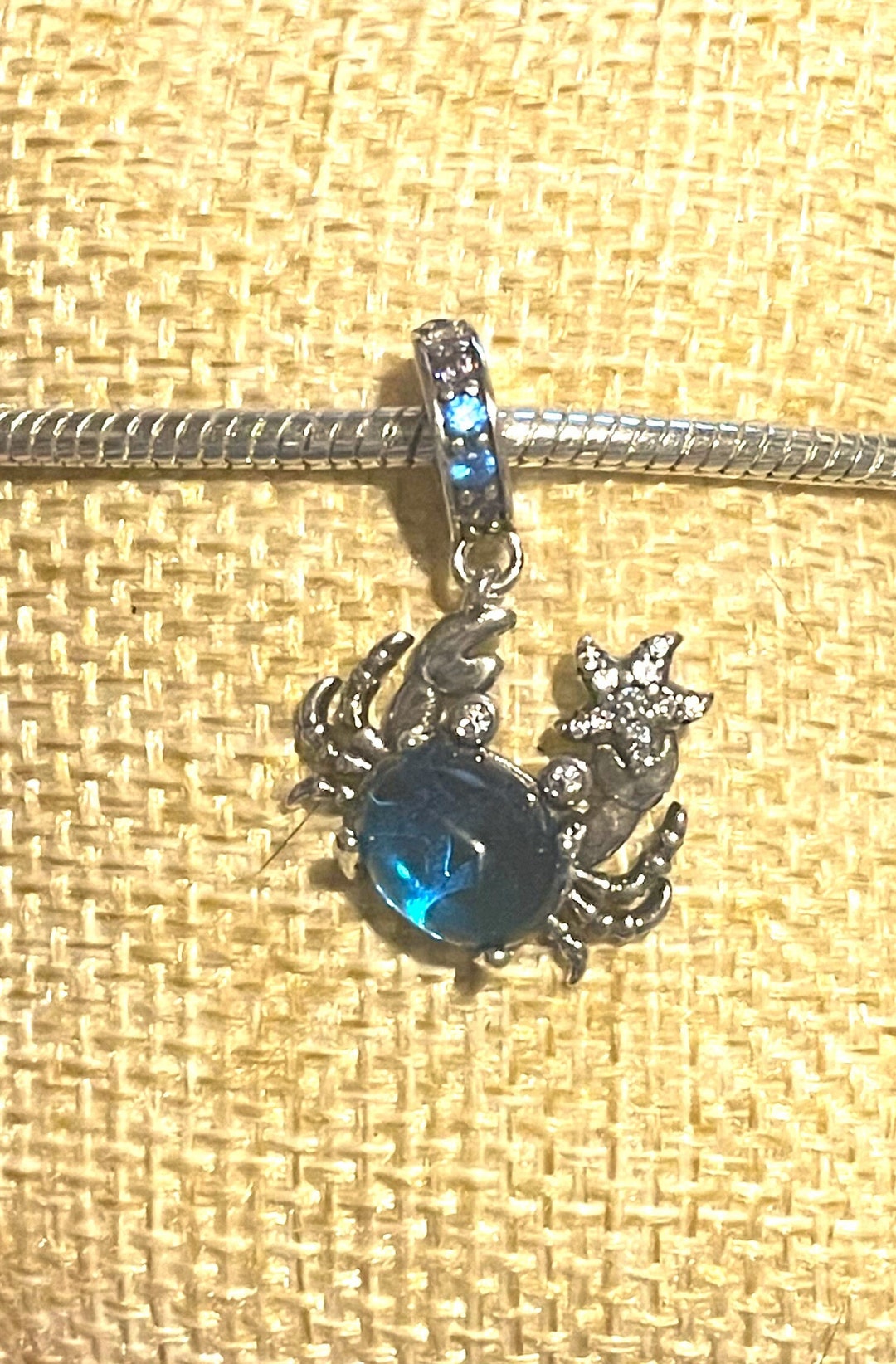 Blue Crab Charm for Bracelets , Blue Crab Charm , Starfish , Ocean ...