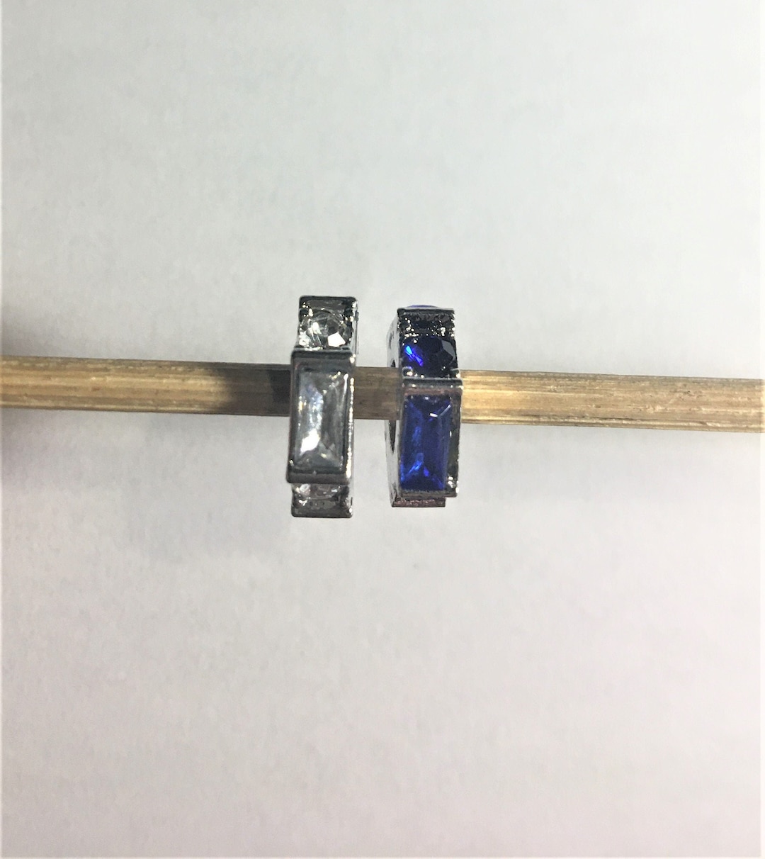 Ice Sculpture Spacer Bead Charm Fits Pandora Bracelets , Blue CZ Spacer ...