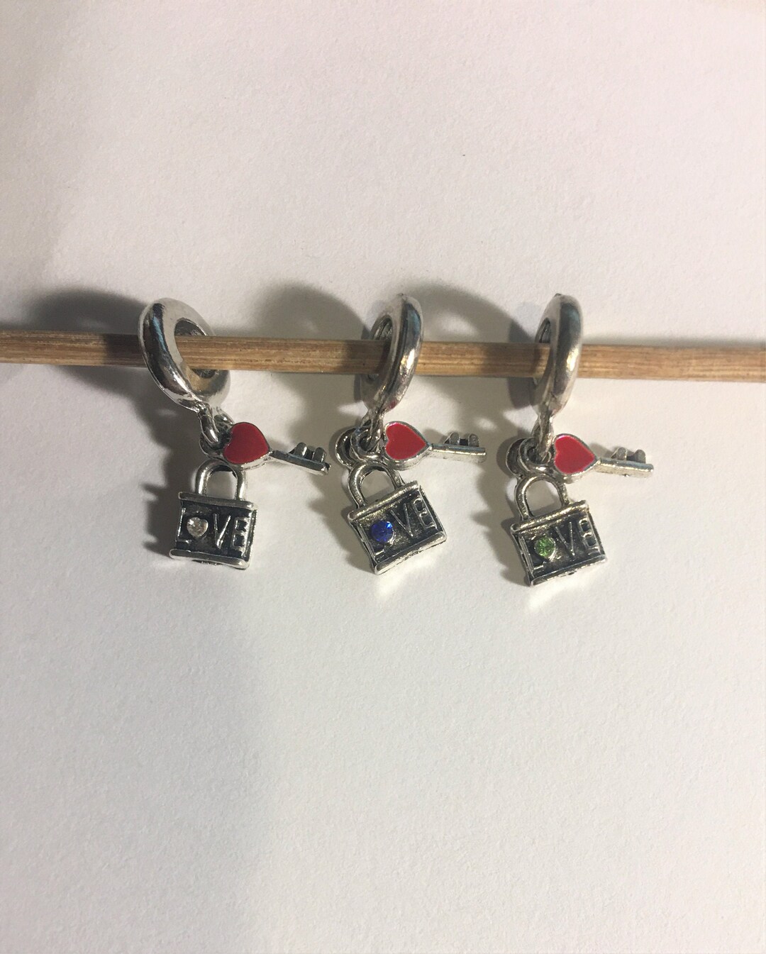 Padlock and Key Charm Fits Pandora Bracelets , Padlock Charm ,love Key ...