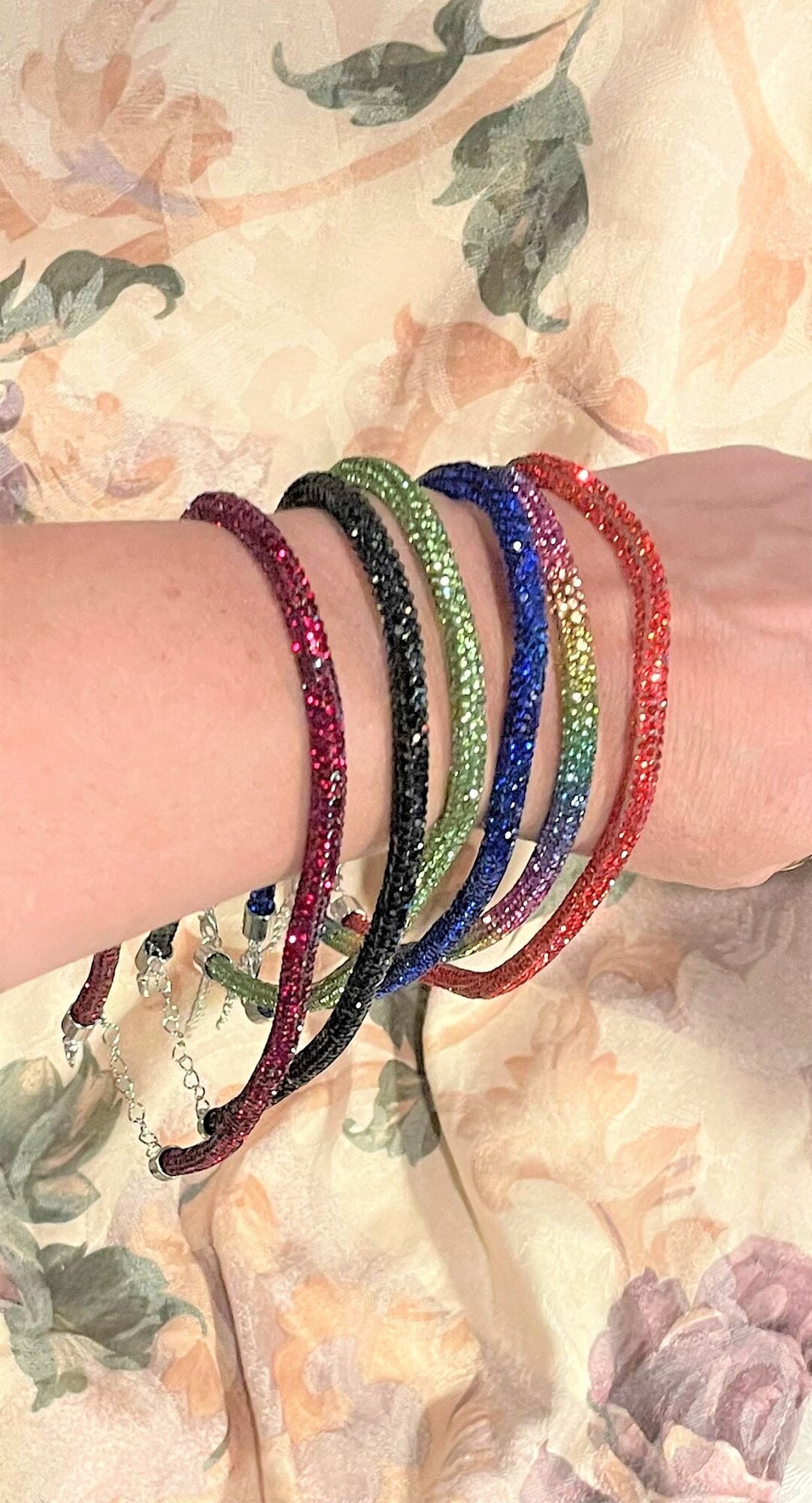 Sparkling Rhinestone Necklace , Rhinestone Rope Necklace , Statement ...