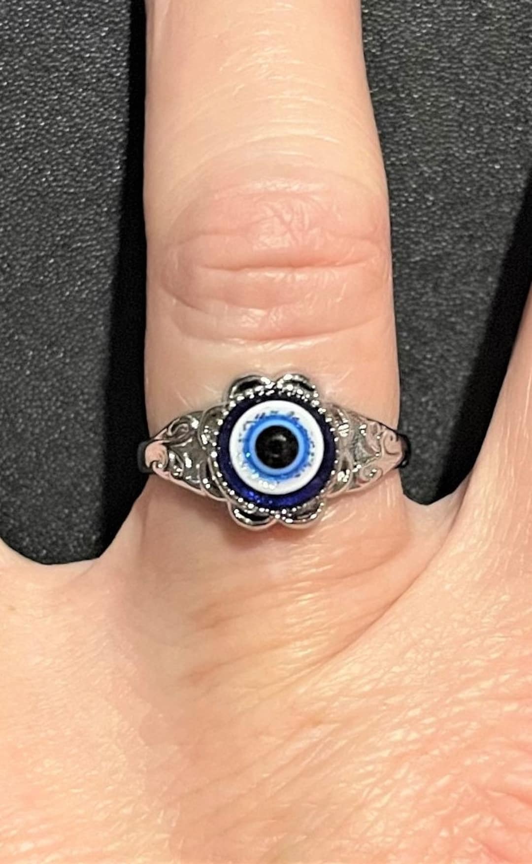 Evil Eye Ring , Protection Ring , All Seeing Eye Ring , Spiritual , Silver , Assorted Sizes - Etsy