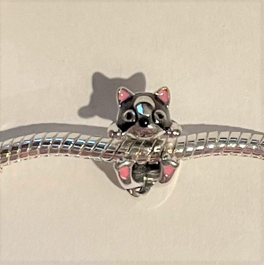 Hugger Dog Charm Fits Pandora Bracelet , Dog Hugger Charm , Puppy Charm ...