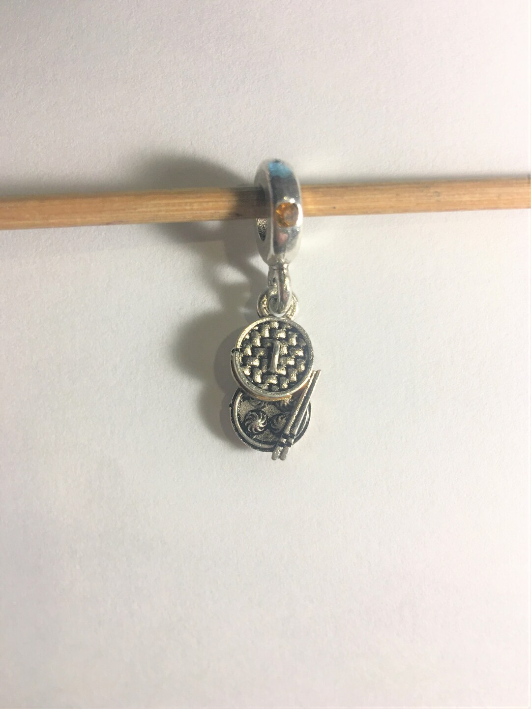 Sushi Dangle Charm Fits Pandora Bracelet , Chinese Bao Dangle , Silver ...