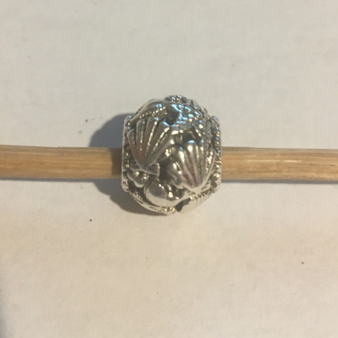 Starfish Shells and Hearts Charm , Ocean Starfish Seashell Charm Fits ...