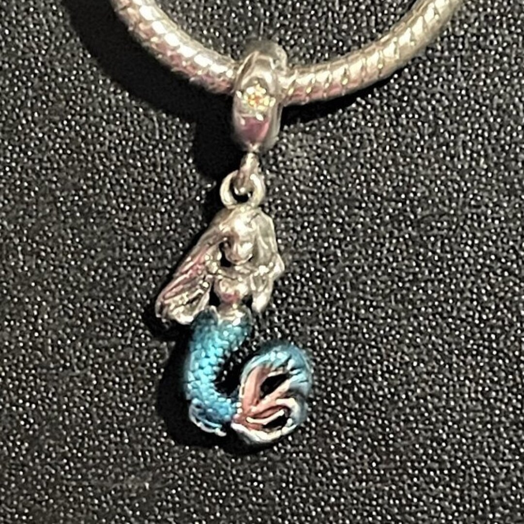 The Little Mermaid Ariel Dangle Charm for Pandora Bracelets , 925 Ale ...