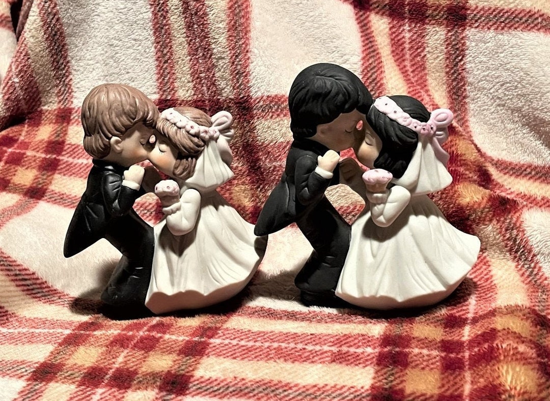 Vintage Porcelain Wedding Cake Topper Centerpiece Wedding - Etsy