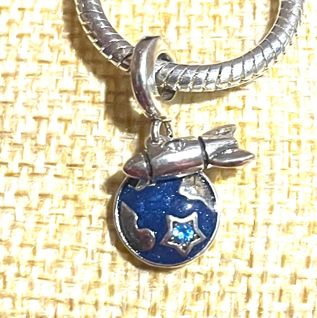 Space Charm, for Bracelets, Spaceship Charm , Planet Charm , Rocket ...