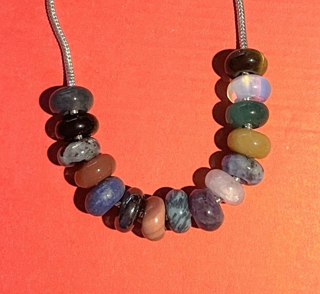 Natural Healing Stones Charm Bead Fit Pandora Bracelets , Amethyst ...