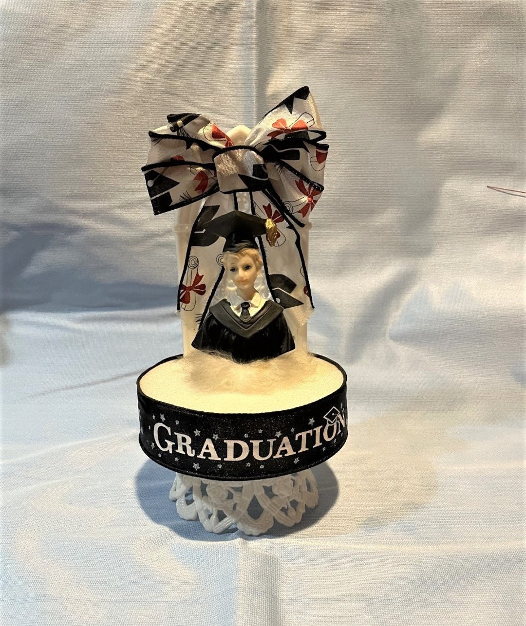 Vintage Graduation Cake Topper , Graduation Centerpiece , Graduation ...