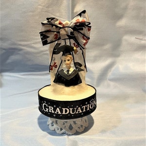 Vintage Graduation Cake Topper , Graduation Centerpiece , Graduation ...