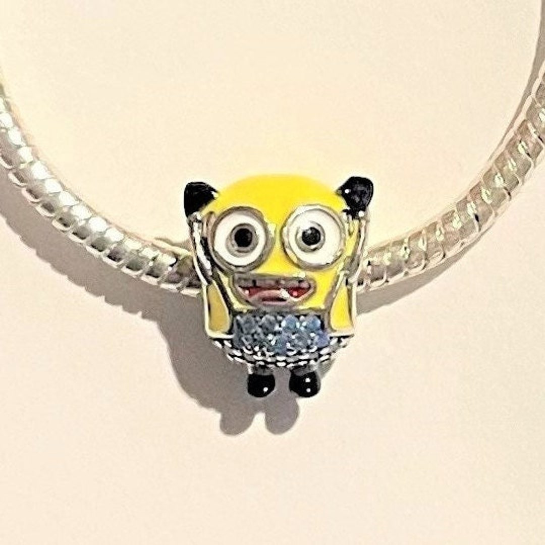 Minions Charms for Bracelet, Pandora Style Charms , Minions Bob Charm , 925 Sterling Silver - Etsy