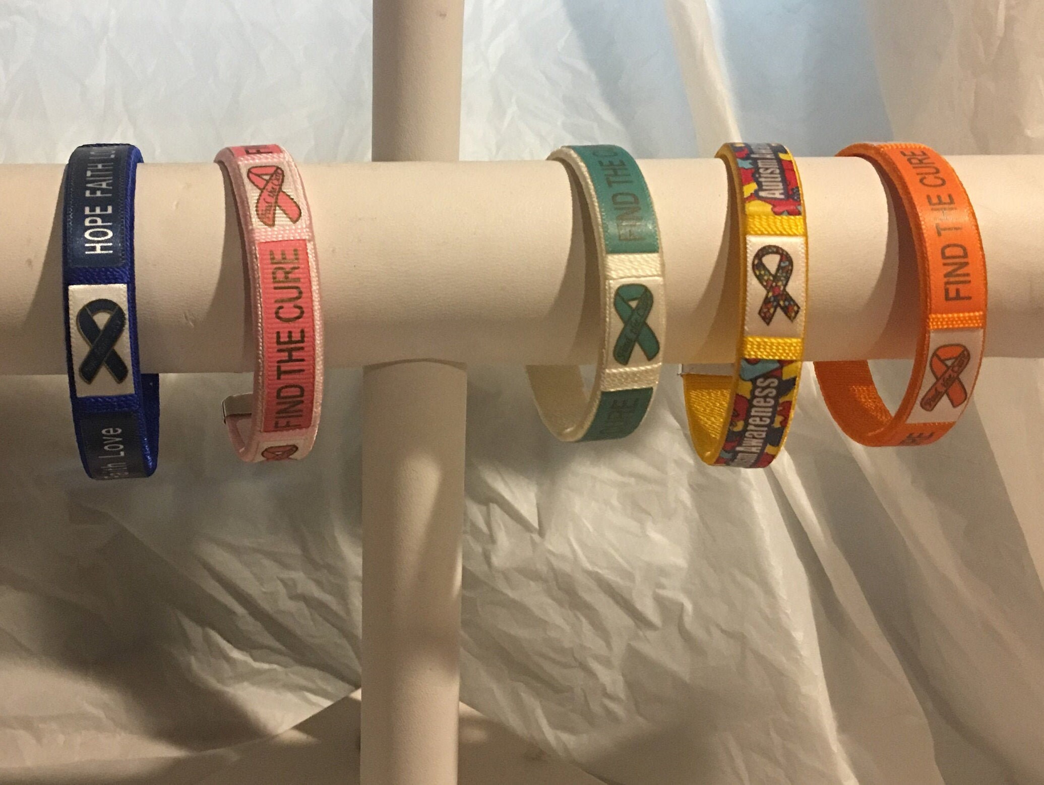 Awareness Bracelets Causes Bracelet Hope Bracelet Find the - Etsy