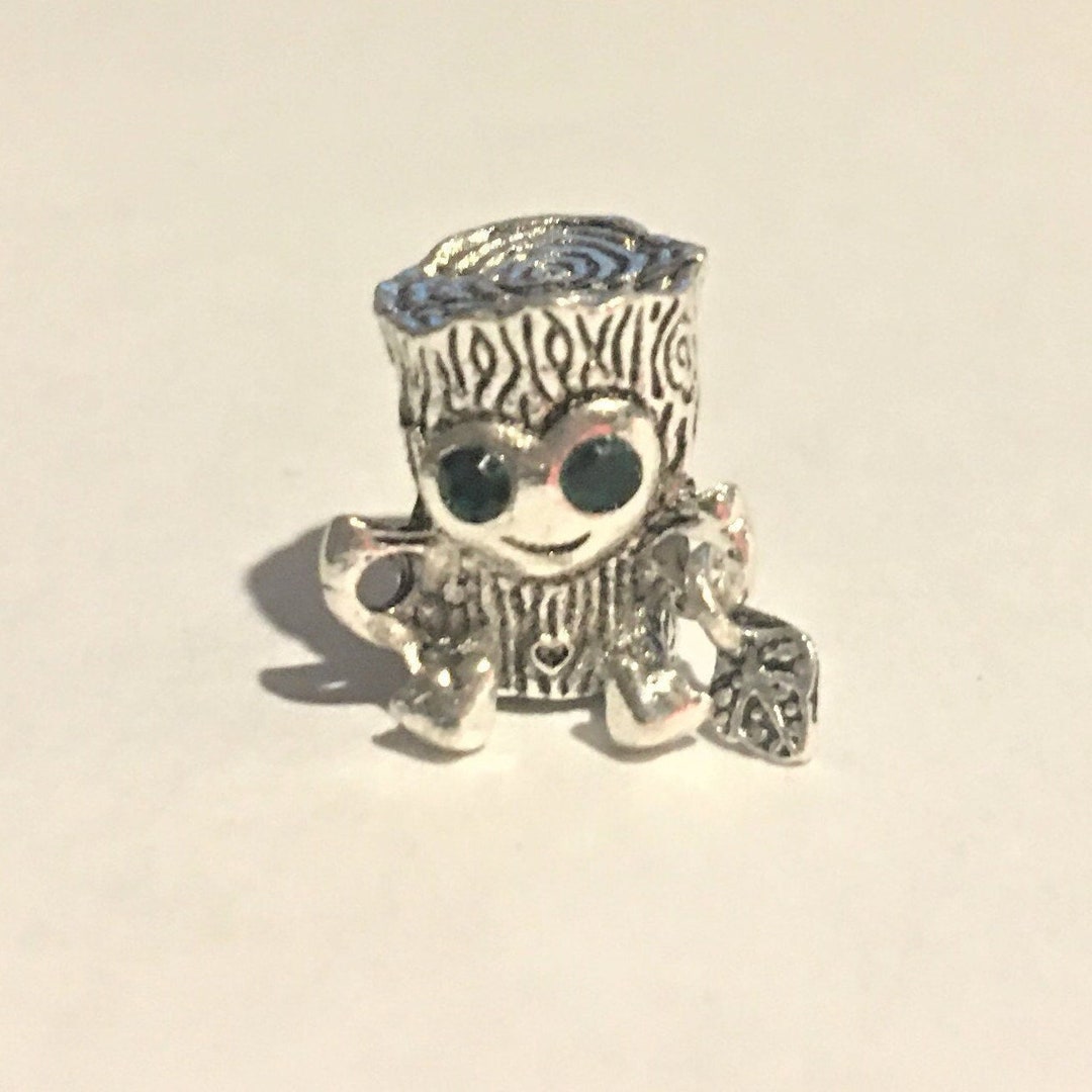 Sweet Tree Monster Charm Fits Pandora Bracelets , Silver Groot Charm ...