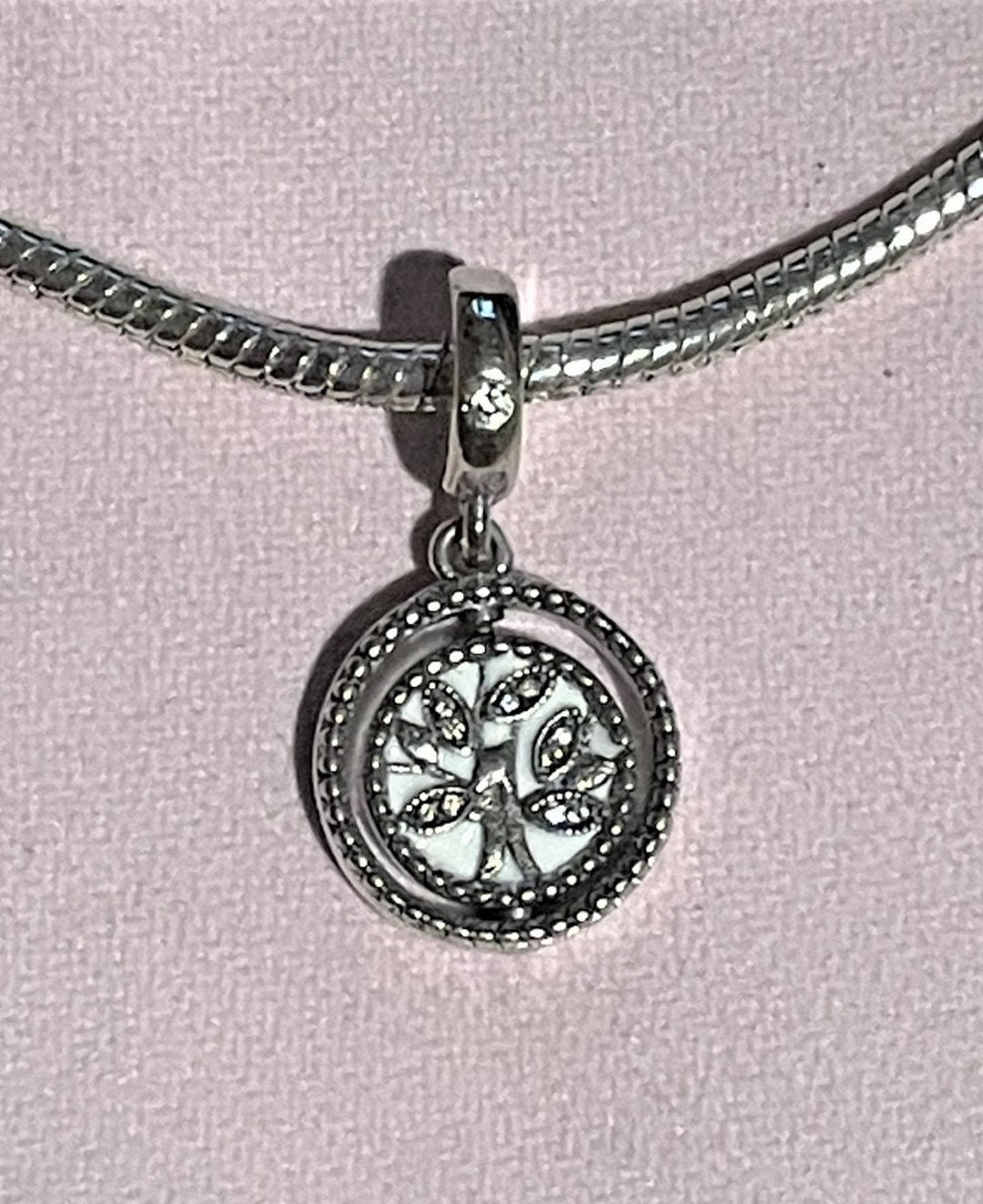 Spinning Family Tree Dangle Charm , for Pandora Bracelets , Family is a ...