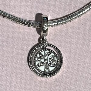 Spinning Family Tree Dangle Charm , for Pandora Bracelets , Family is a ...