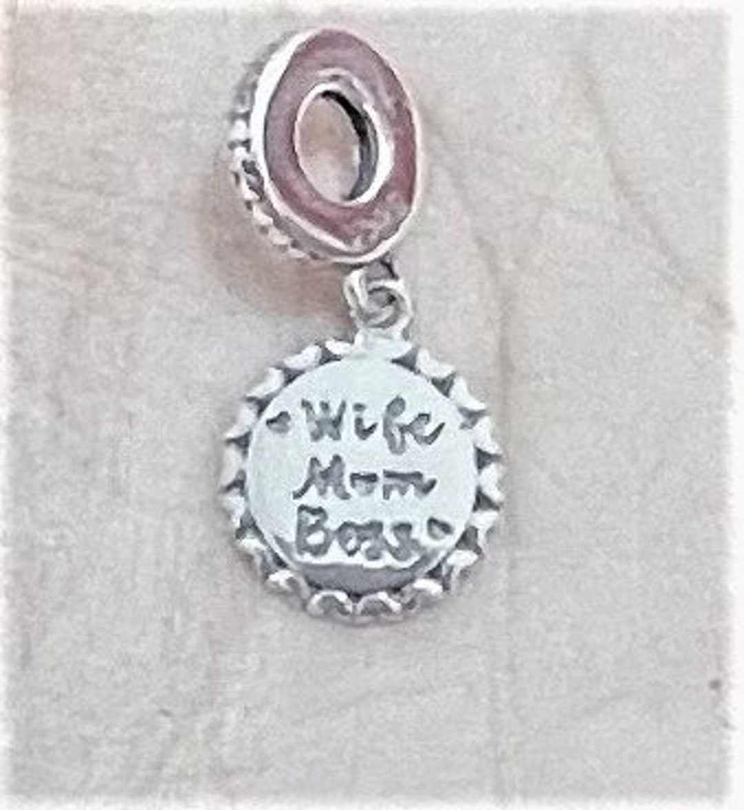 Boss Lady Dangle Charm Fits Pandora Bracelet , Mom Charm , Wife Charm ...