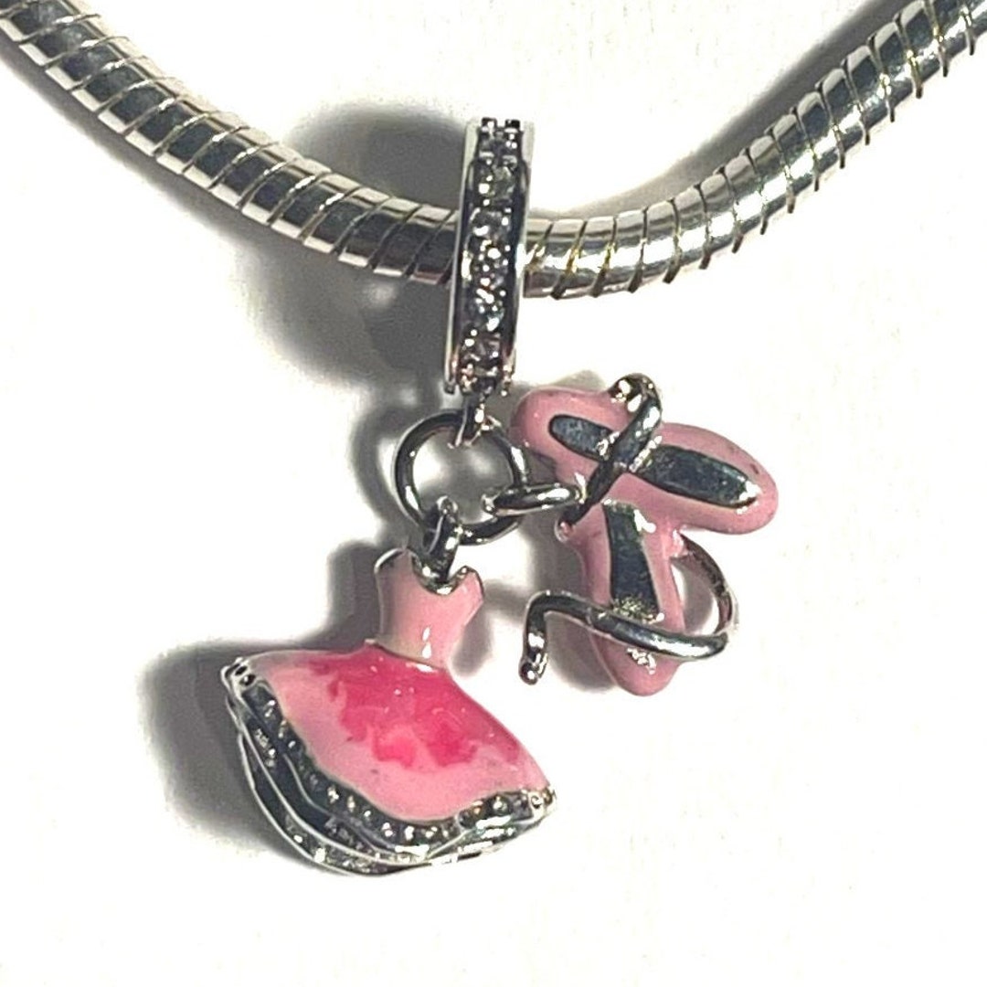 Ballerina Charm, Ballet Girl Dangle Charm, Dance Charm, Ballet Charm ...
