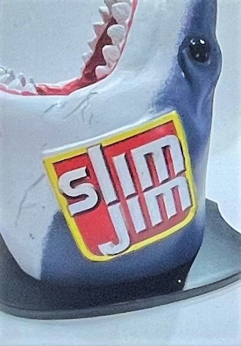 SLIM JIM Display Great White Shark Head Wall Mount Shark - Etsy