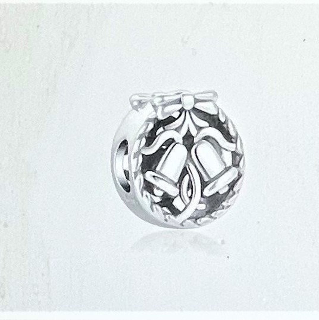 Wedding Bells Charm Fits Pandora Bracelet , Wedding Charm , Marriage ...