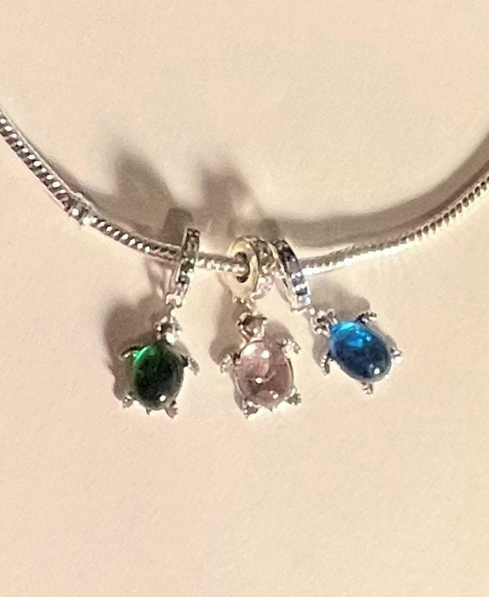 Pandora Style Murano Glass Sea Turtle Dangle Charm Blue - Etsy