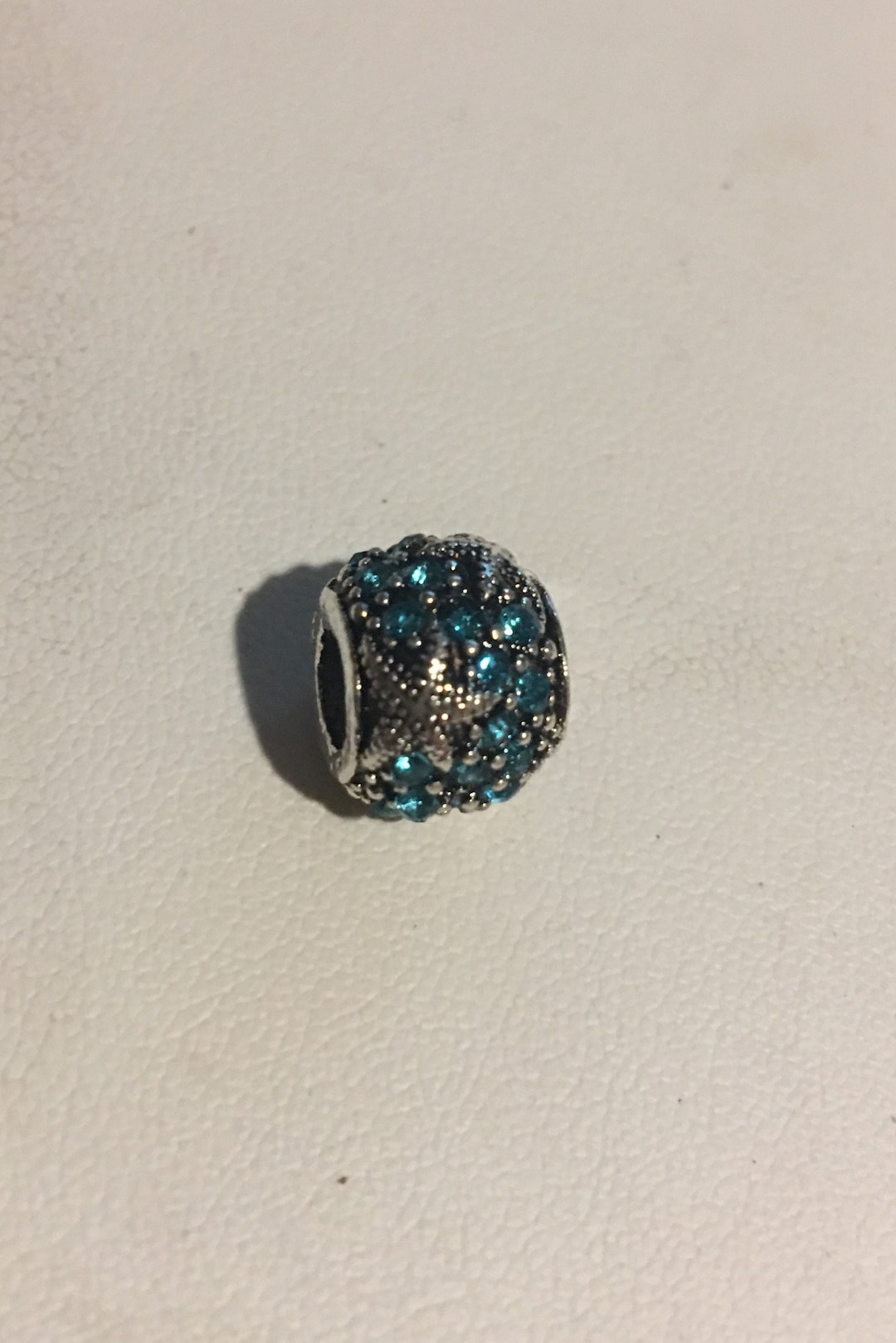 Tropical Starfish Charm Fits Pandora Bracelets , Ocean Blue Cubic ...
