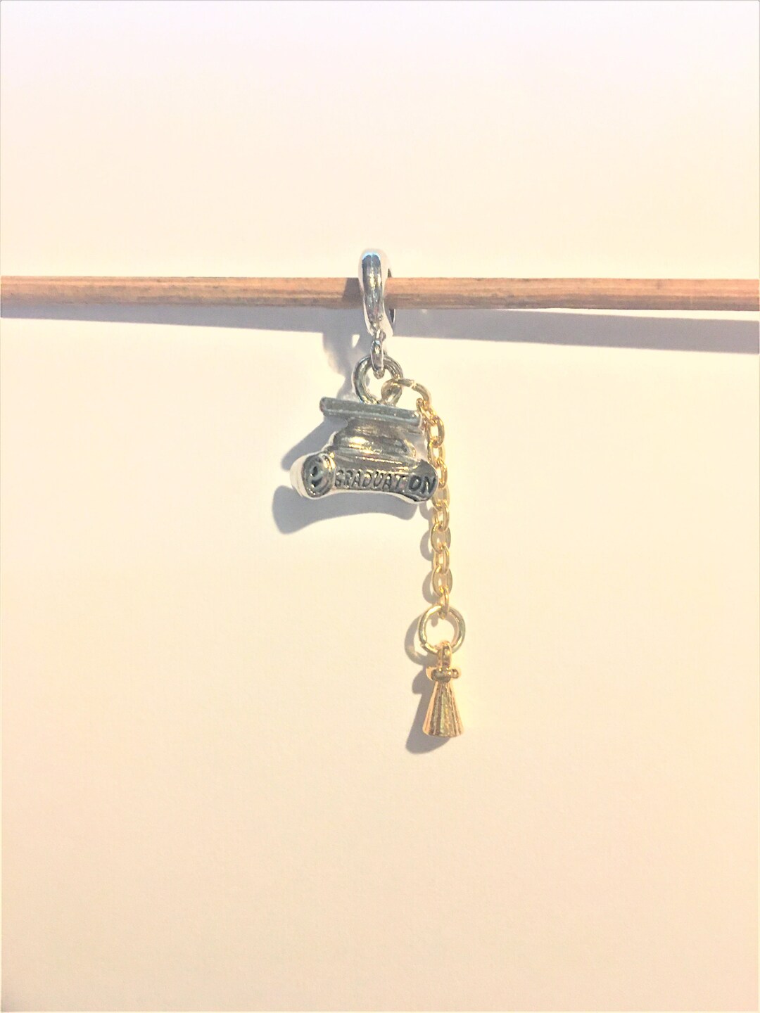 Graduation Cap Charm , Pandora Style Graduation Hat Dangling Charm ...
