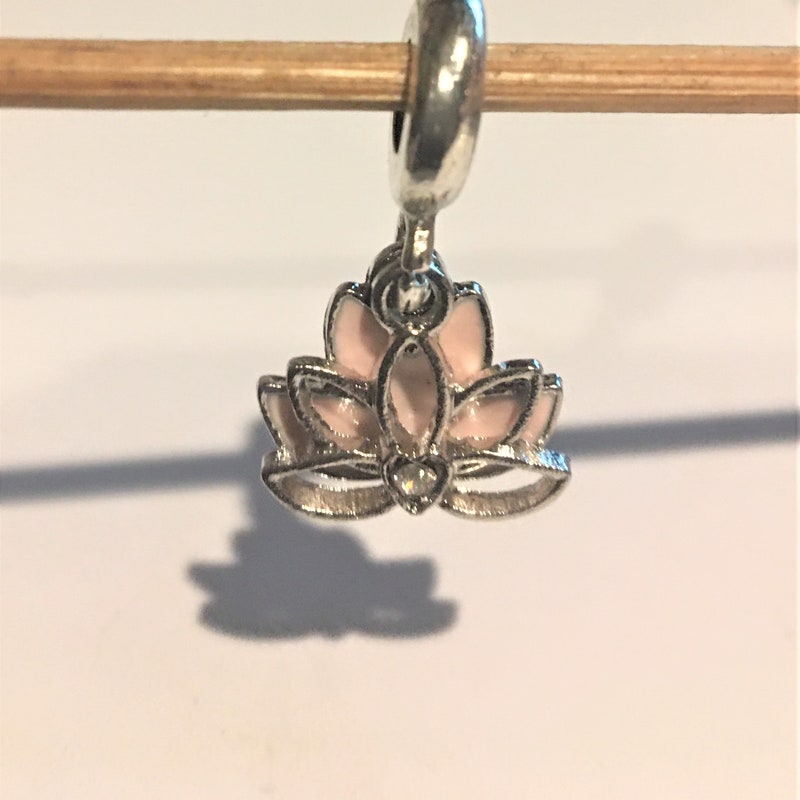 Lotus Flower Pandora Charm - Etsy