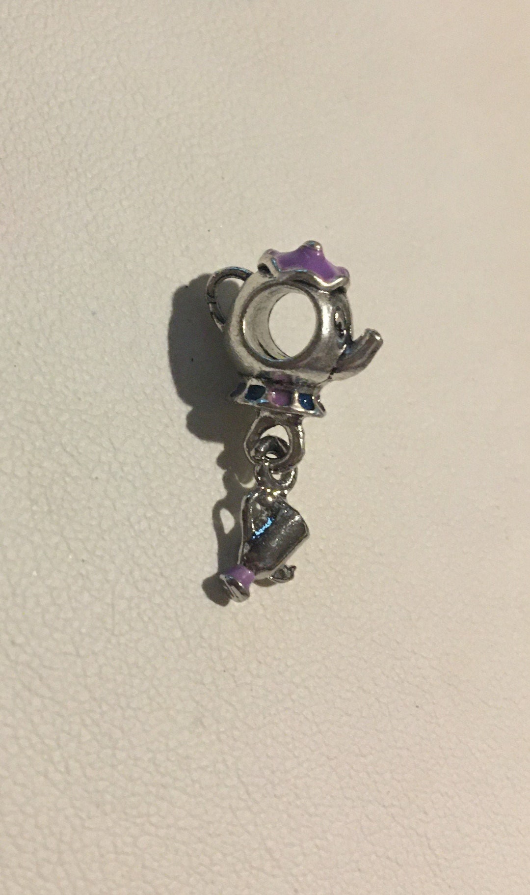 Mrs. Potts and Chip Teapot Charm Dangle Fits Pandora Bracelets , Silver ...