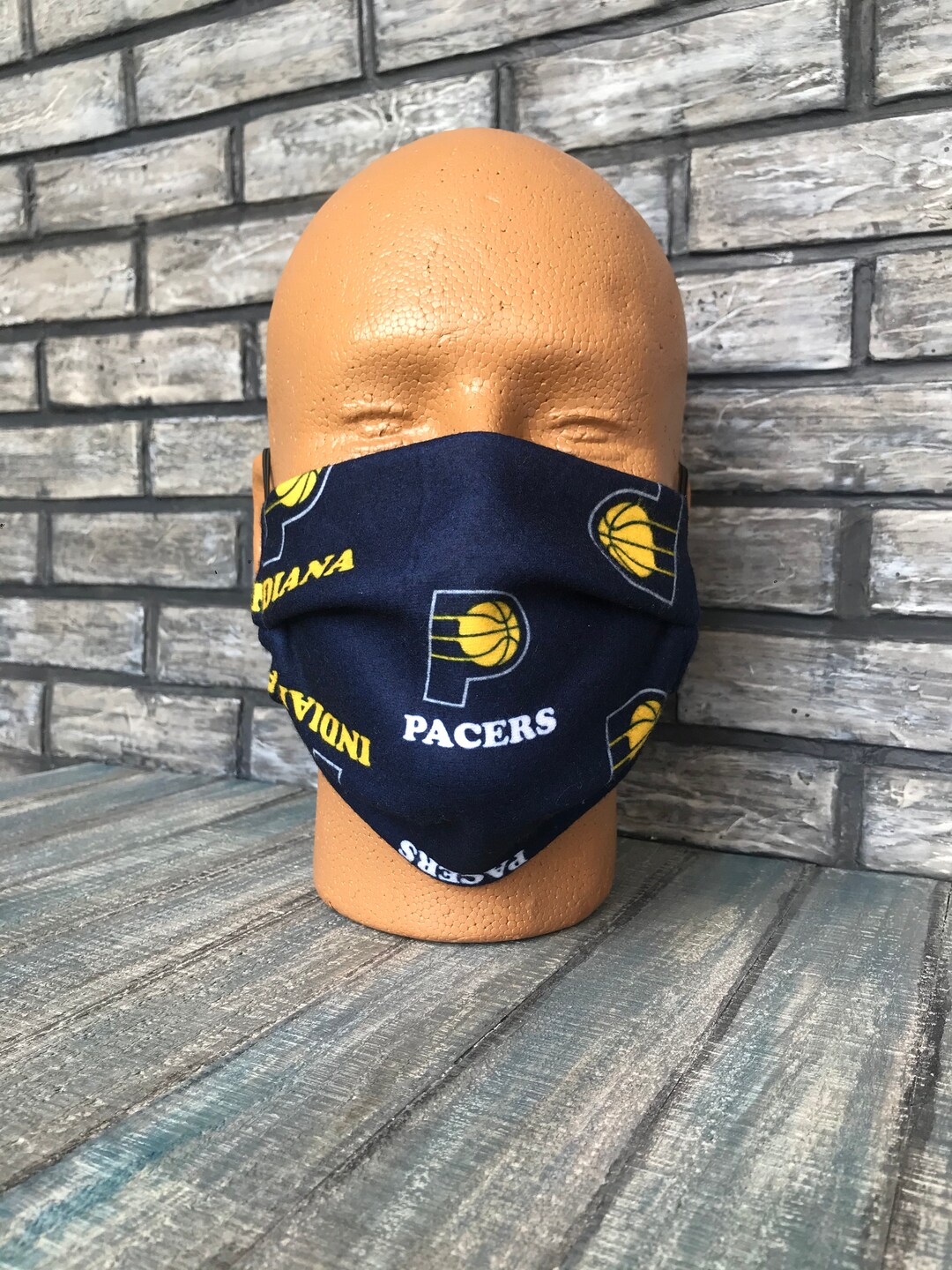 Indiana Pacers NBA Face Mask and Covering. Size Kids Extra - Etsy