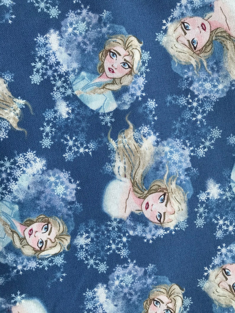 Frozen Elsa Disney Fat Quarter 1/2 yard 1 yard perfect for | Etsy