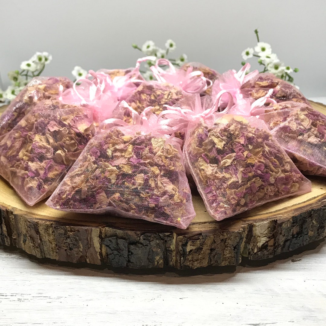 Organic Rose Petals Sachets for Closet, Clothes, Bathroom, Home - Etsy
