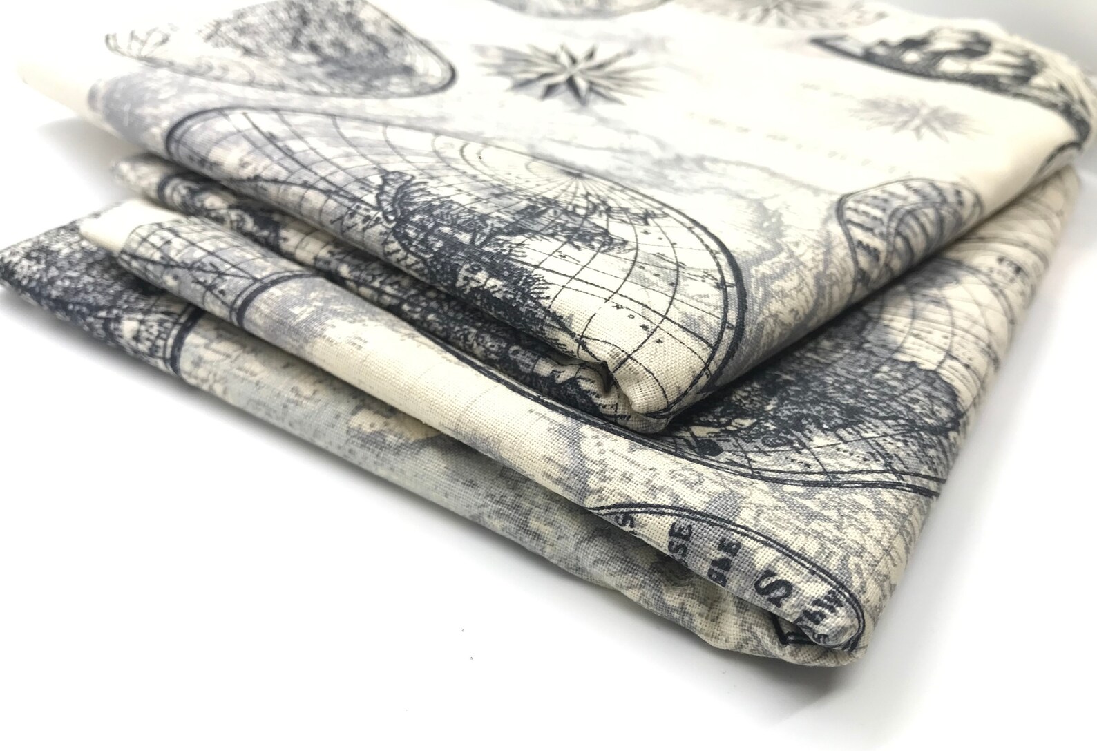World Map Premium Cotton Fabric for Quilting Projects Home | Etsy