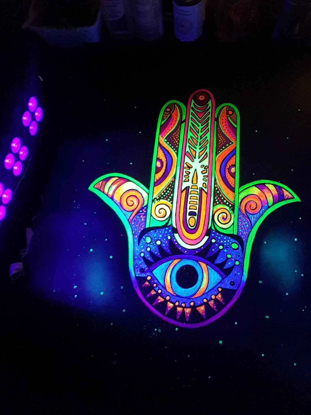 Blacklight Reactive Original Art - Made to Order - Etsy