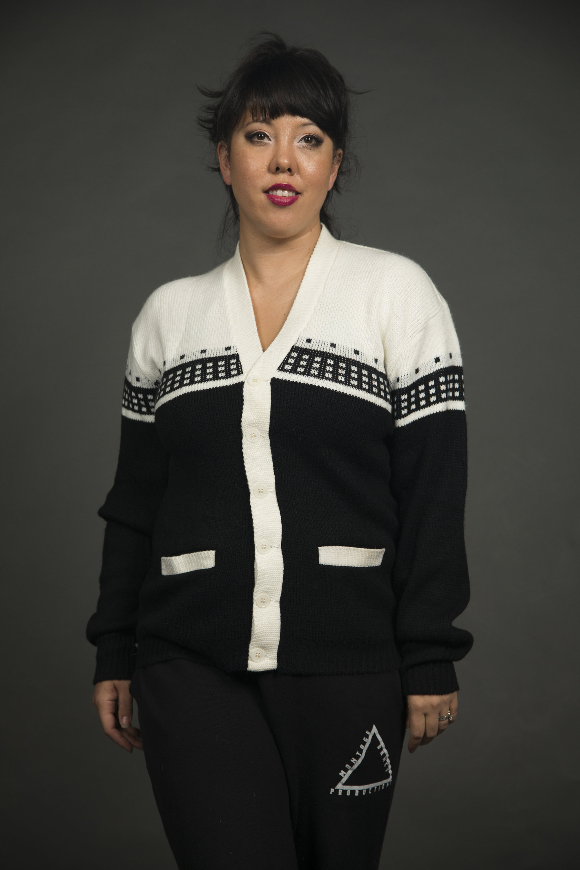 1960s the Larkey Co Cardigan Black and White - Large - Etsy
